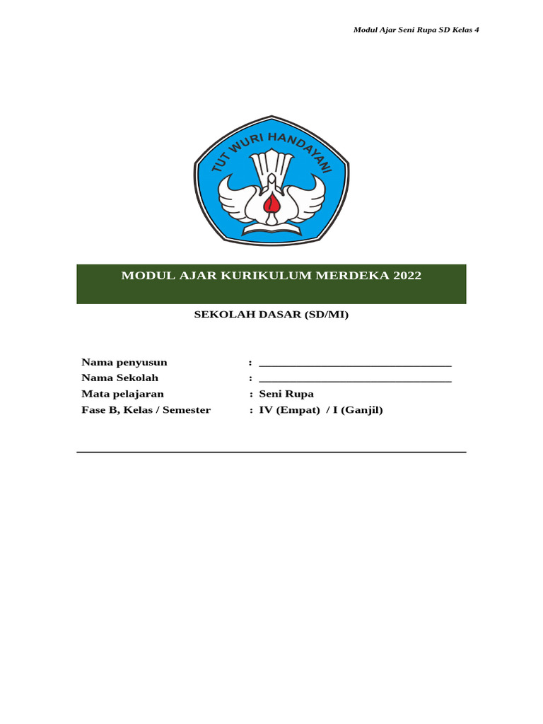 Ma Seni Rupa K4 Bab 2 | PDF