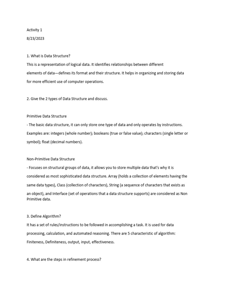 Data Sturcture And Algorithm Pdf