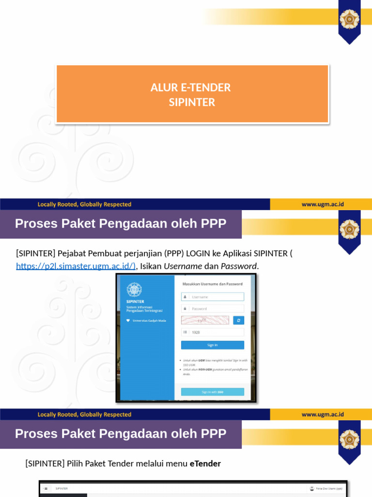 Alur SIPINTER E-Tender | PDF