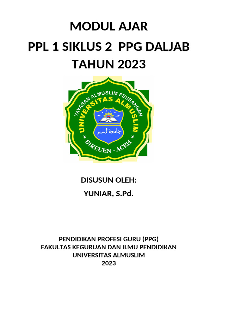 Modul Ajar Kls VIII Siklus 2 Yuniar | PDF