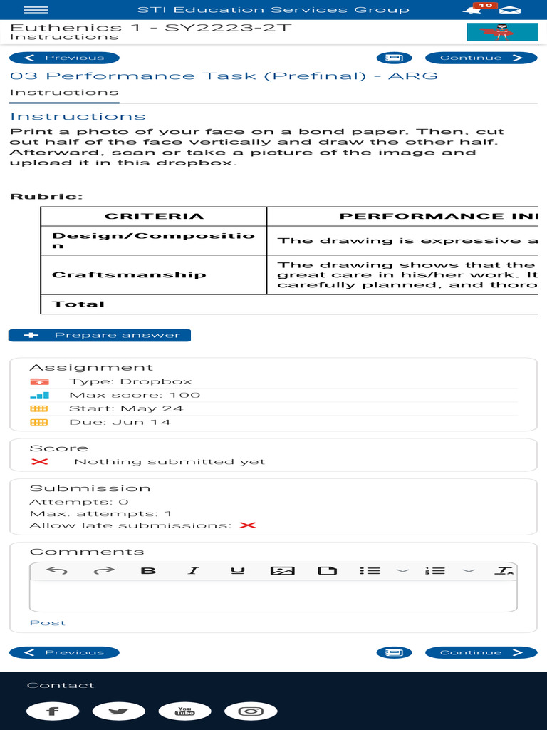 Euthenics 1 - SY2223-2T - Httpselms - Sti.edust | PDF