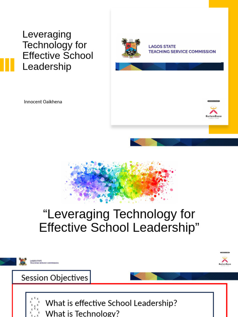 Leveraging Technology For Effective School Leadership | PDF