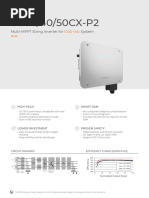 Sungrow 125CX-P2 Datasheet V4 EN | PDF | Alternating Current | Mains ...