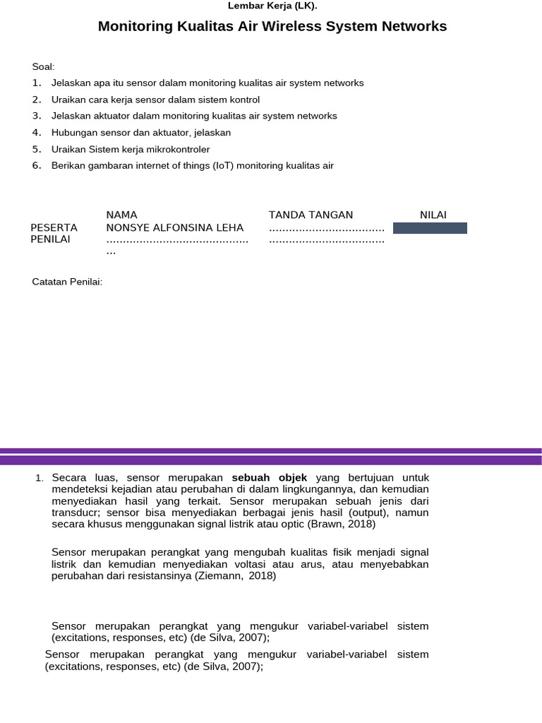 C7. LK - Monitoring Kualitas Dan Kuantitas Sistem Wireless | PDF