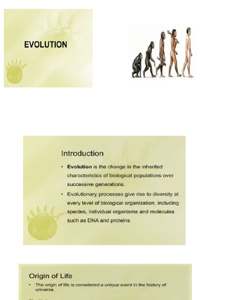 Evolution | PDF