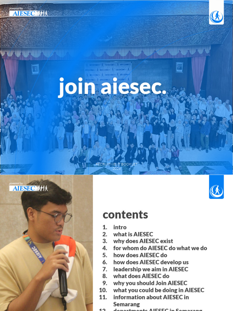 JoinAIESEC Booklet 2024 | PDF