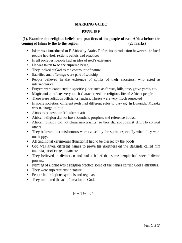Ire Paper 4 Guid | PDF