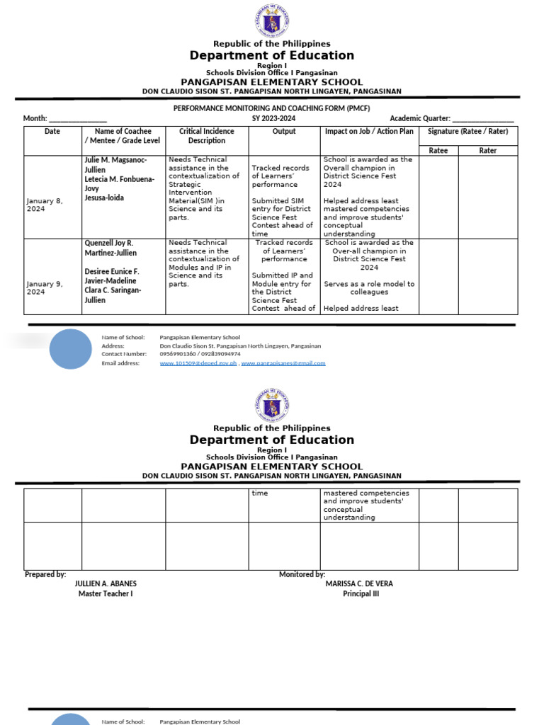PCMF 2024 With Annotation | PDF | Learning | Teaching