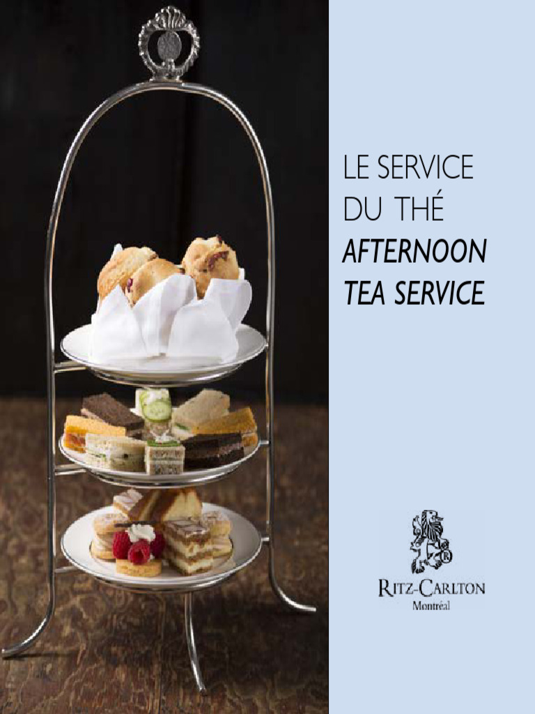 2018 Service Du TH - Afternoon Tea Menu | PDF