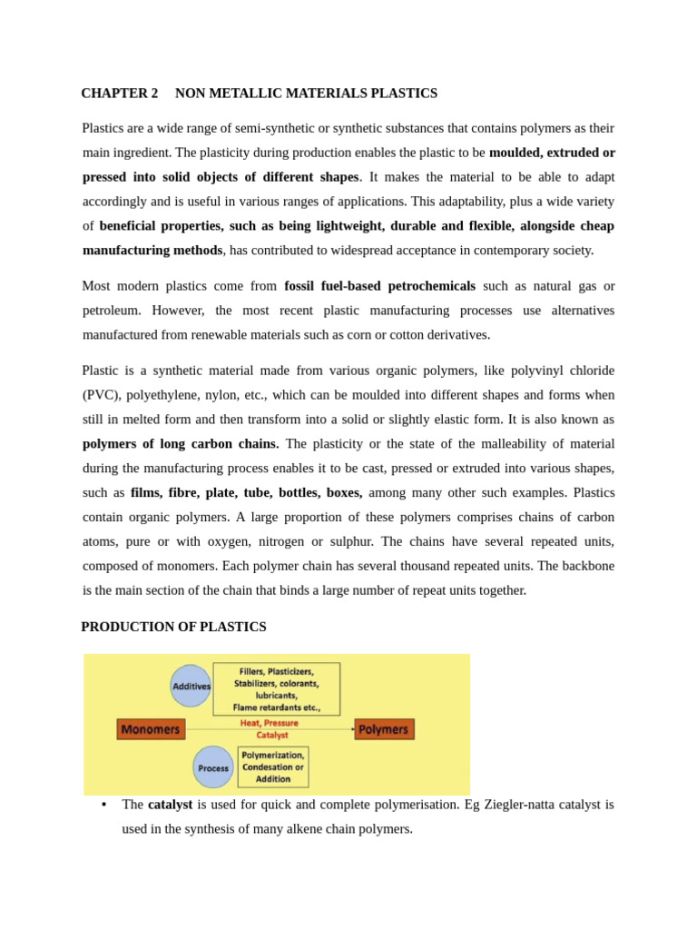 Non Metallic Materials | PDF
