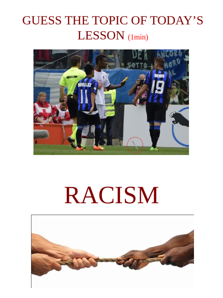 1st Lesson Racism | PDF