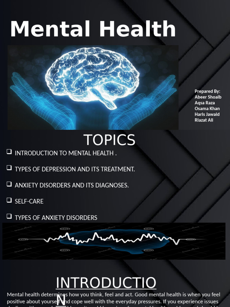 Mental Health Awareness PPT | PDF