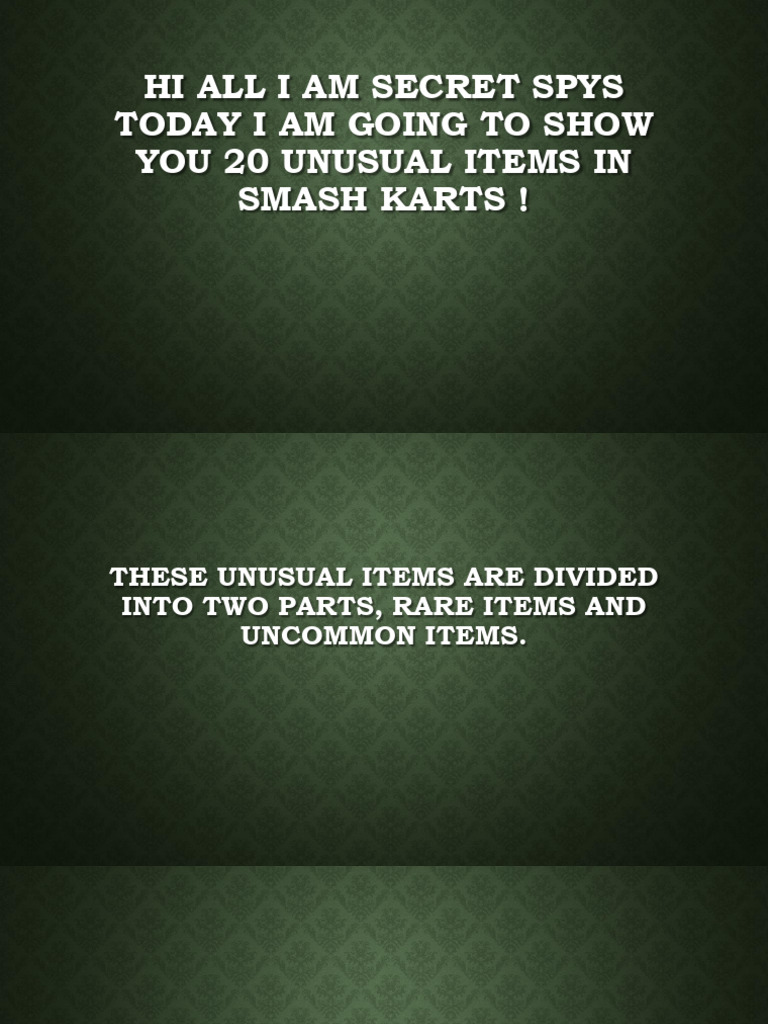 Rare Items | PDF