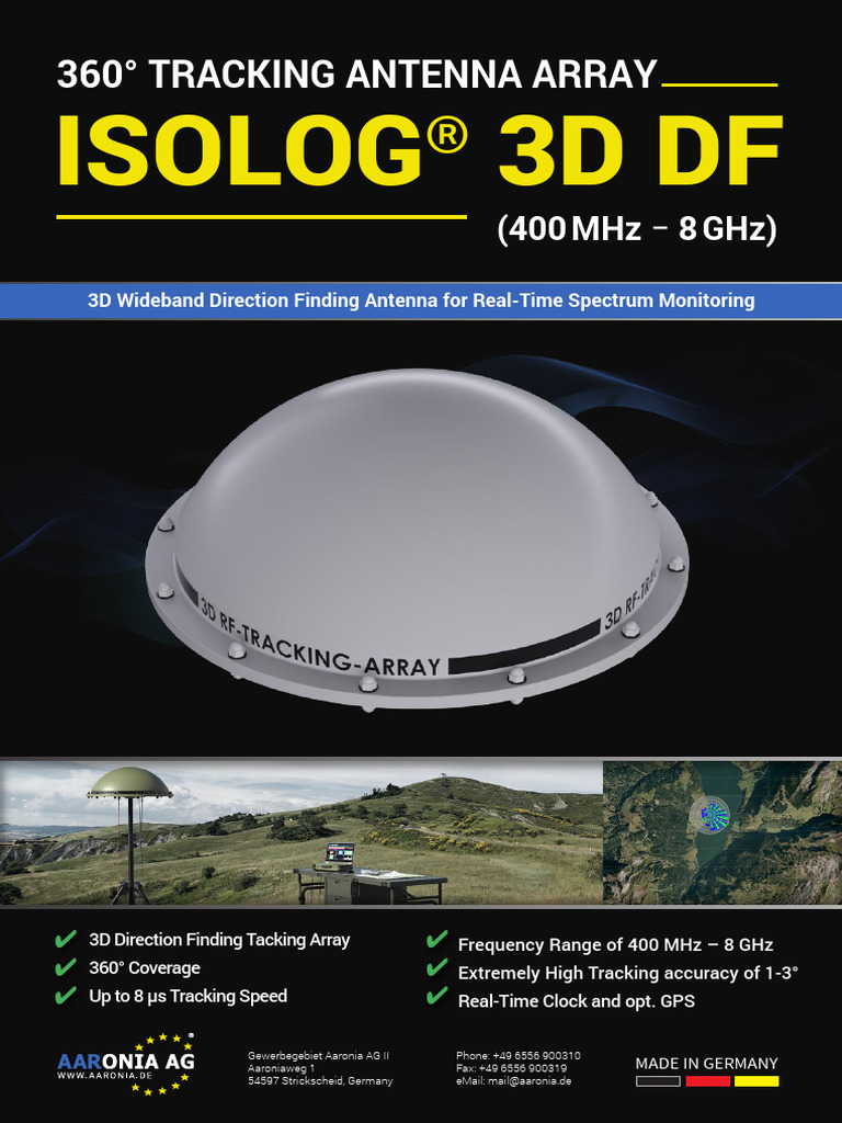 Aaronia IsoLOG 3D Antenna Array | PDF