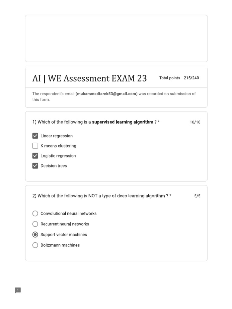 AI Test | PDF