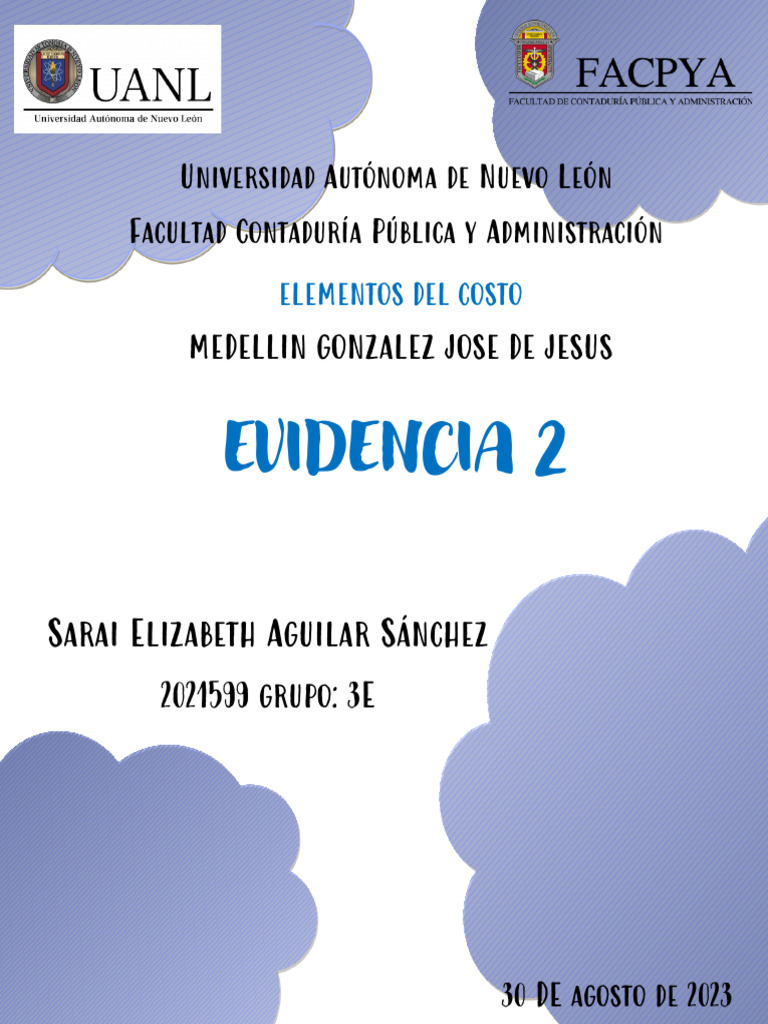 Ev1 Costos Seas | PDF