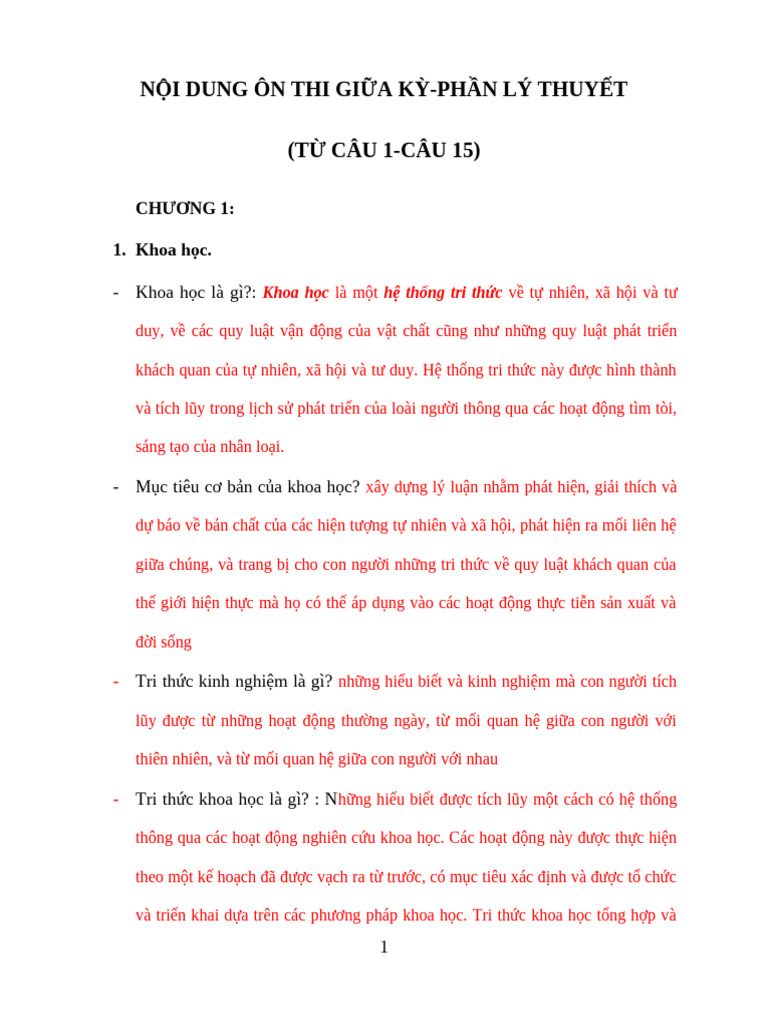 PPL-Nội dung ôn thi GK-phần lý thuyết | PDF