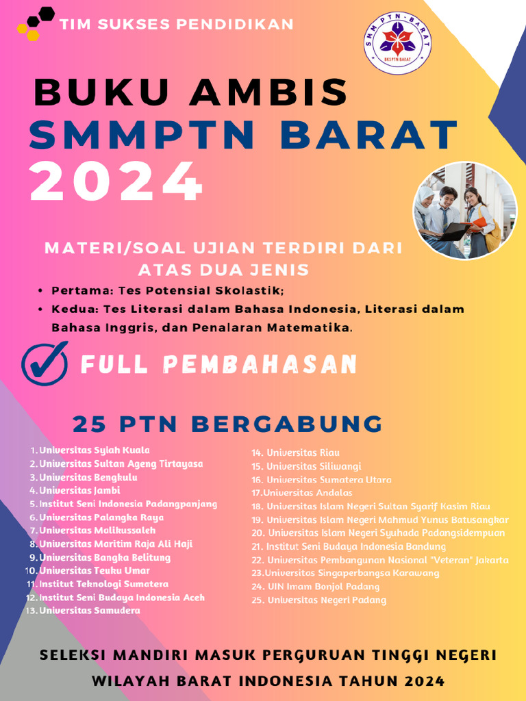Buku SMMPTN Barat 2024. Rev | PDF
