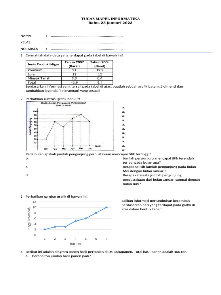Tugas Informatika Kelas 7 - Grafik | PDF