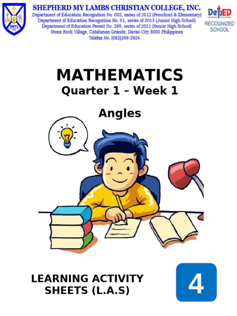 Q1 - MATH 4 - Week 1 | PDF