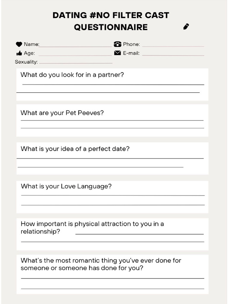 TV Show Form | PDF