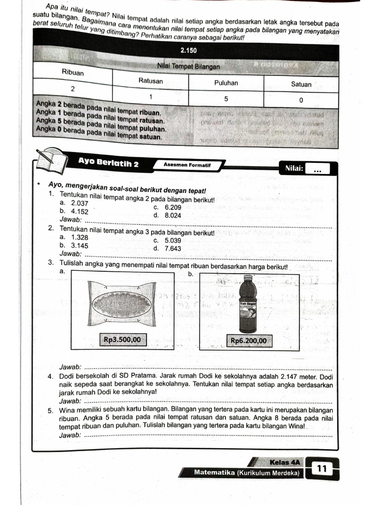 Matematika LKS | PDF