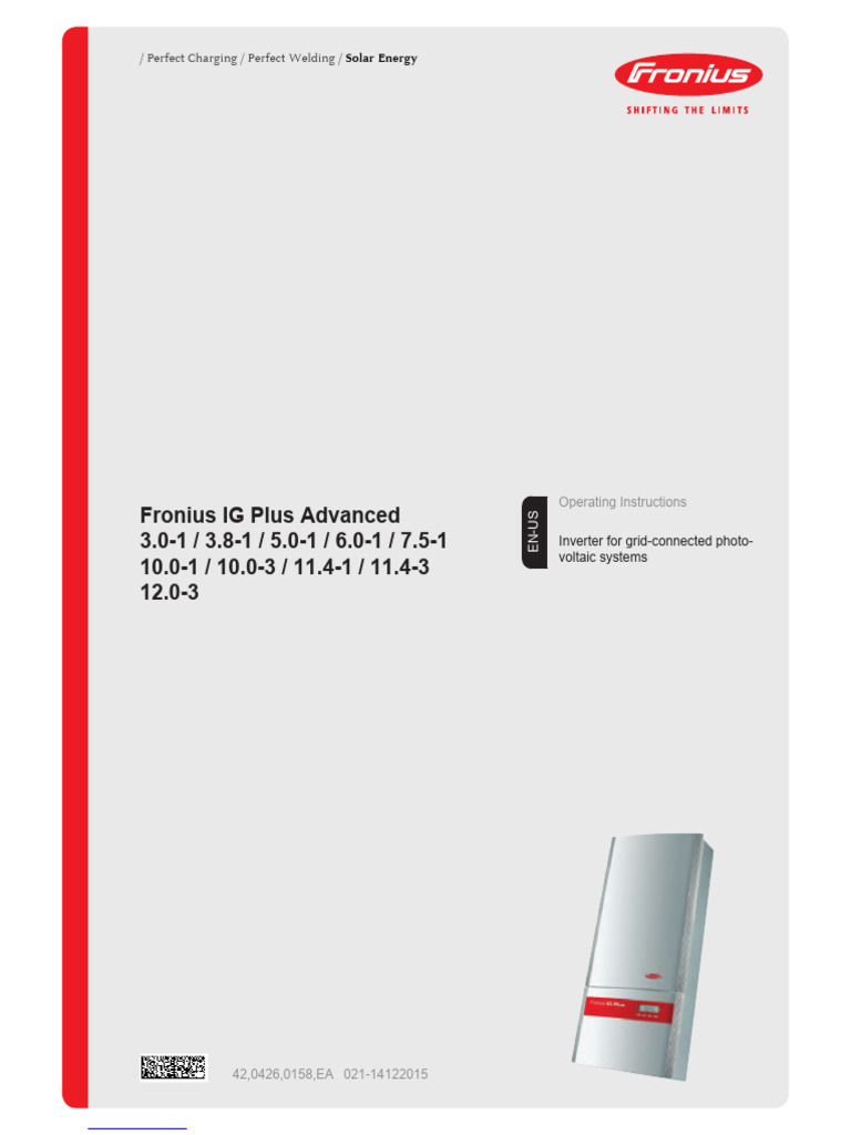 Fronius Ig Plus A 301 Uni | PDF