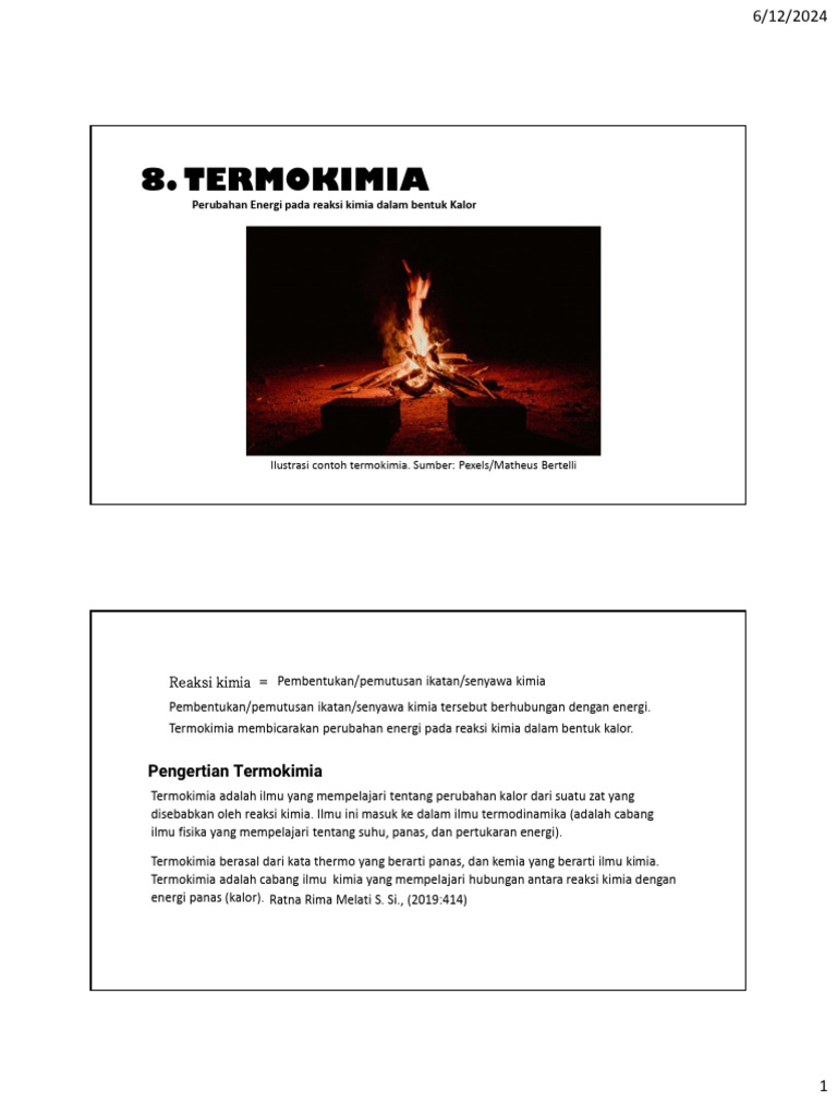 TERMOKIMIA | PDF