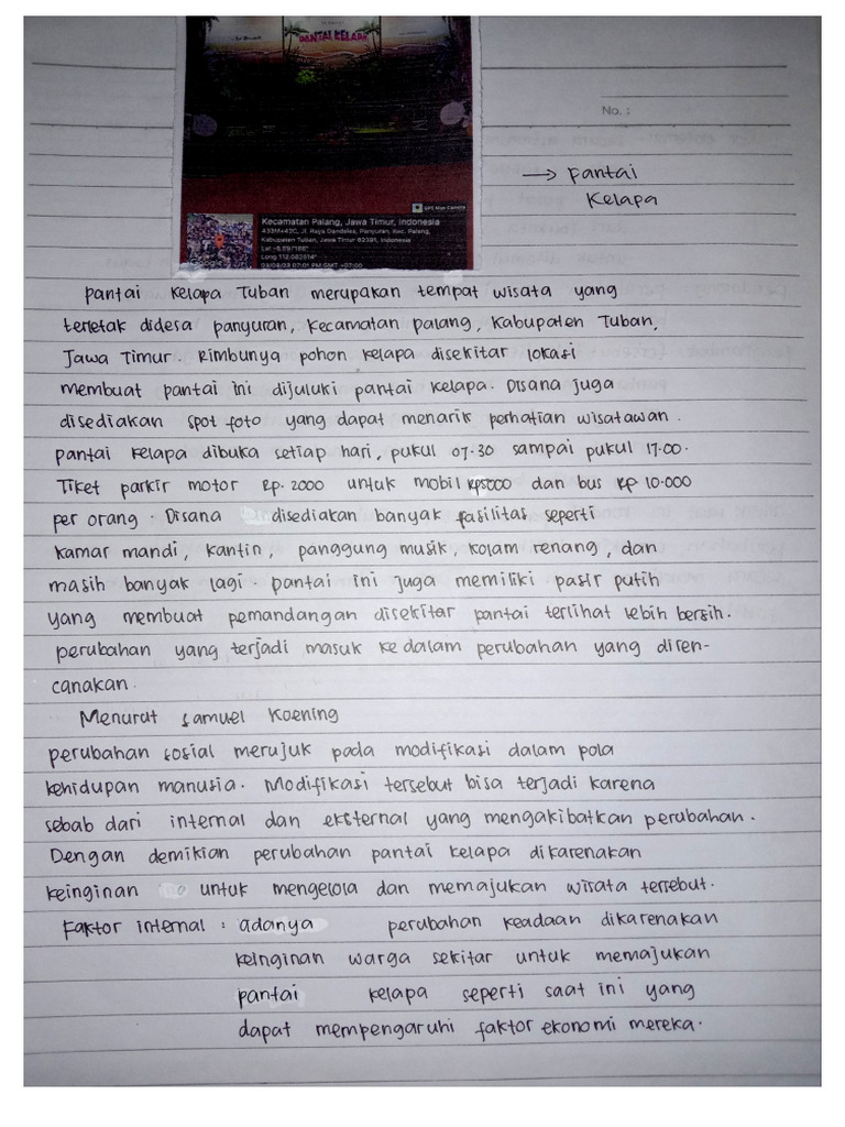 Perubahan Sosial - Ghina Kamelya D - 12 A2 - 16 | PDF