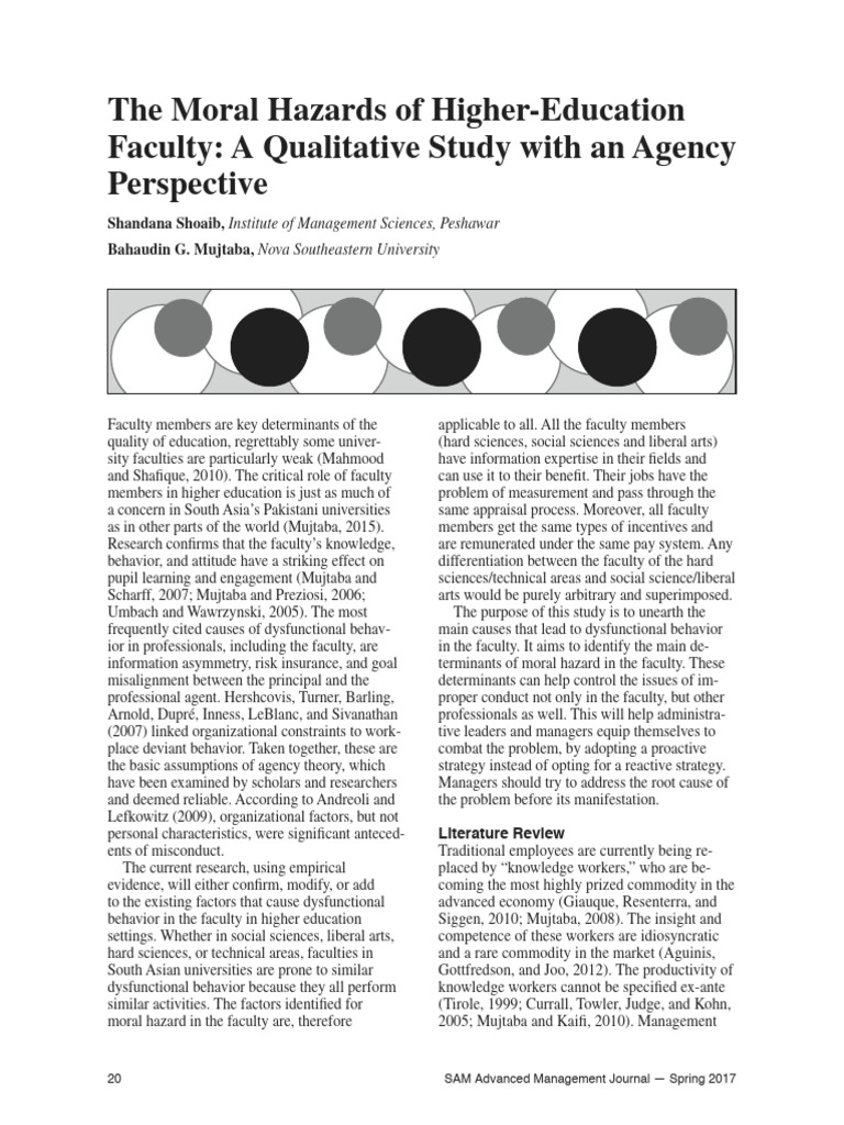 Moral Hazard, 2017 | PDF