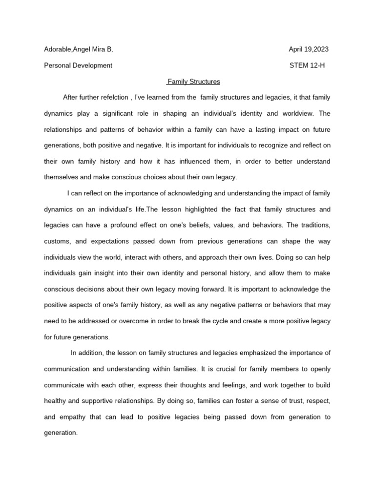 family structures | PDF