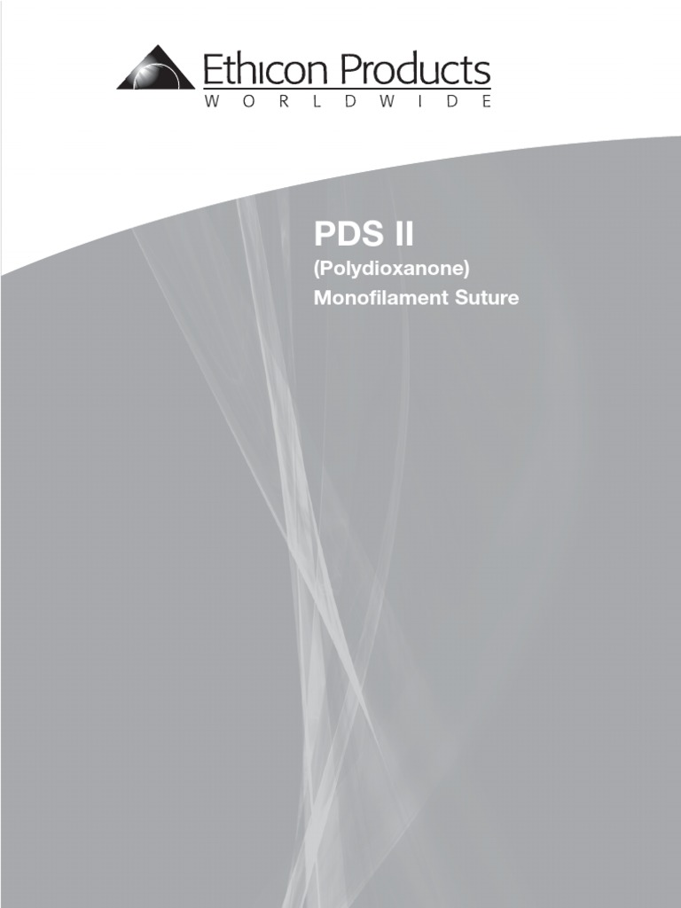 Ethicon PDS II Catalog | Surgical Procedures | Stitches (Textile Arts)
