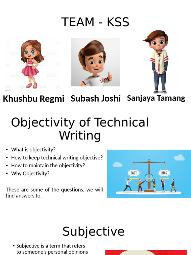 Objectivity of Technical Writing - Final | PDF
