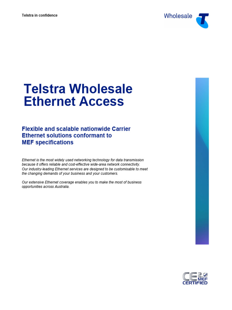 Ethernet-Access Factsheet Dec2020 | PDF