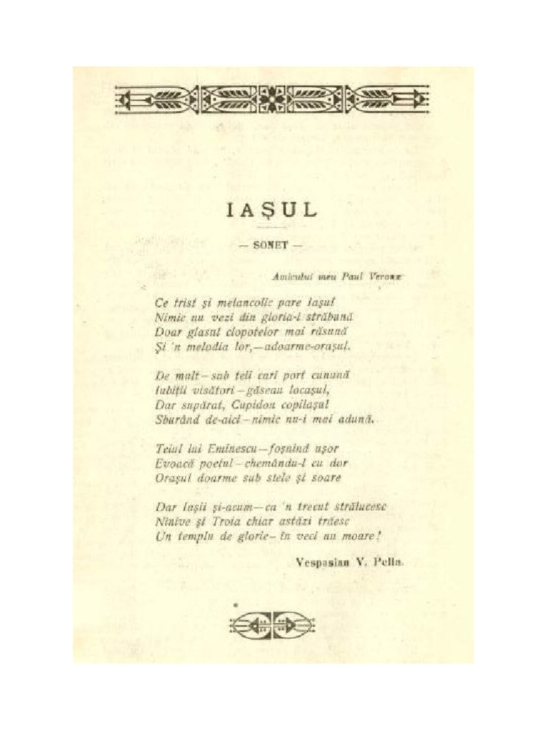 Vespasian v. Pella - Iașul | PDF