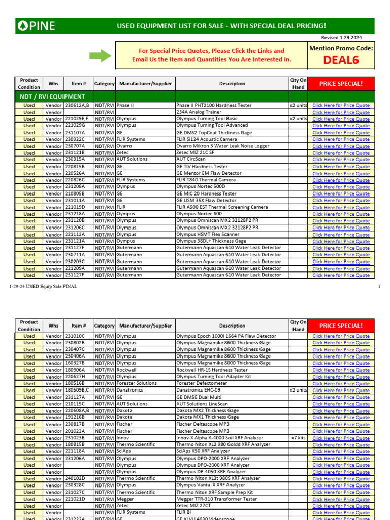 1-29-24 USED Equip Sale FINAL | PDF