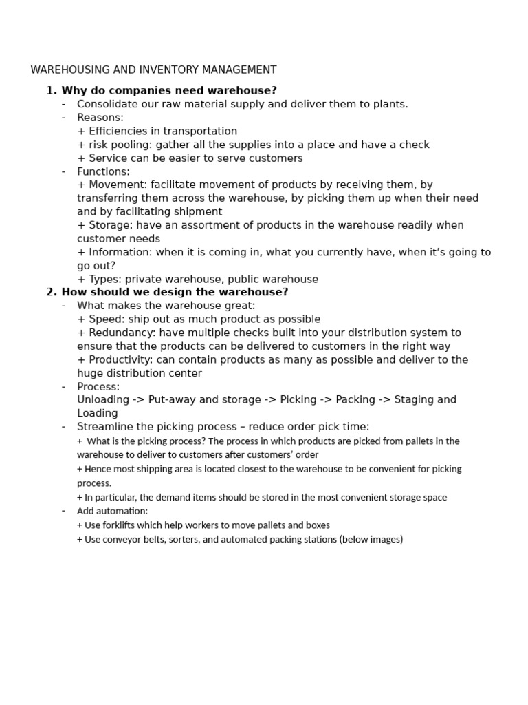 Supply Chain Logistic Part 2 Pdf