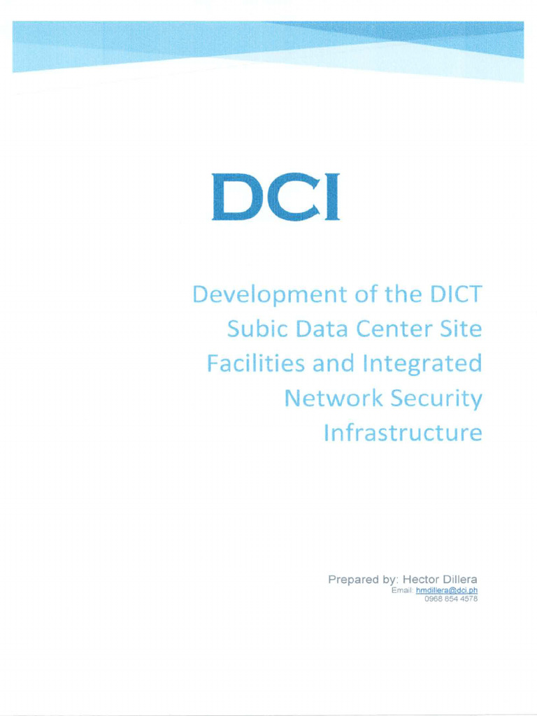 Subic Data Center Site Facilities | PDF