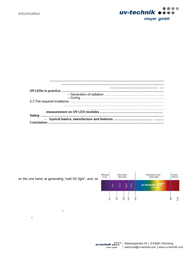 UV LED Basics E2 | PDF