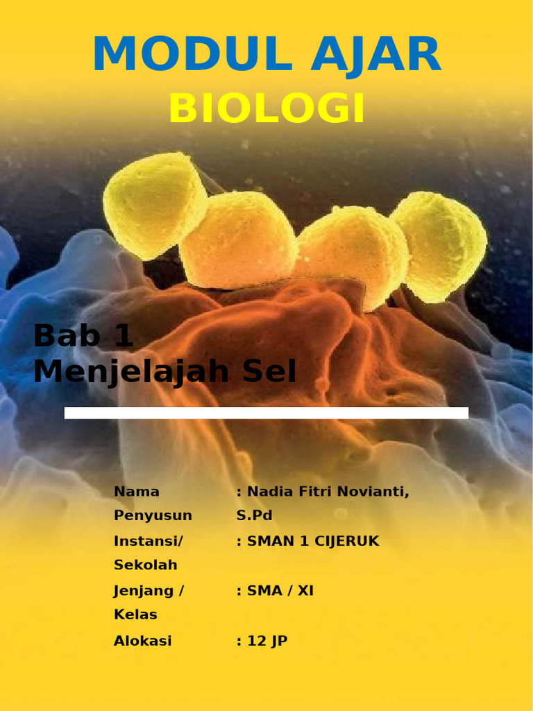 Bab 1 Menjelajah Sel | PDF Bab 1 Menjelajah Sel | PDF