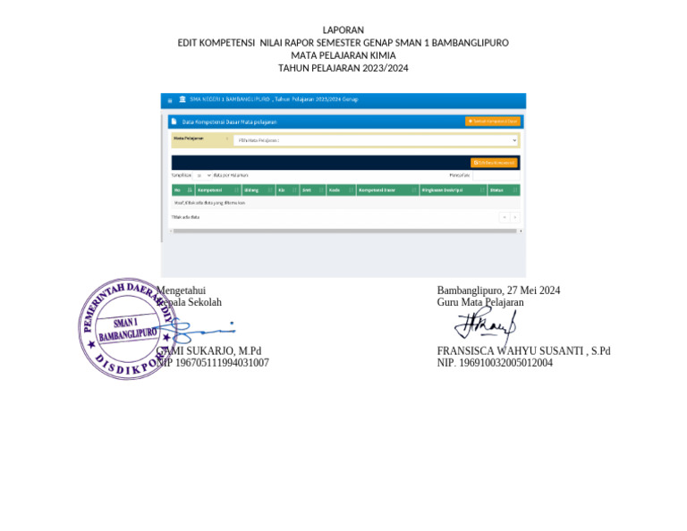 Laporan SKP Santi Mei 2024 | PDF