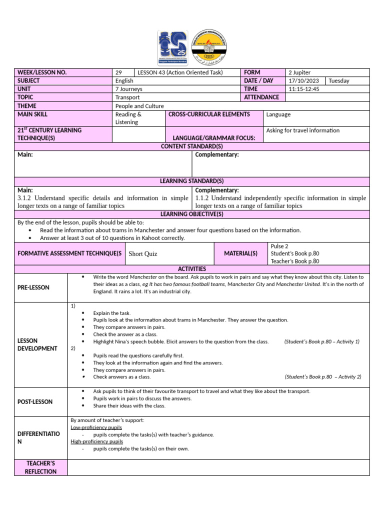 2 Jupiter Lesson Plan 231017 | PDF