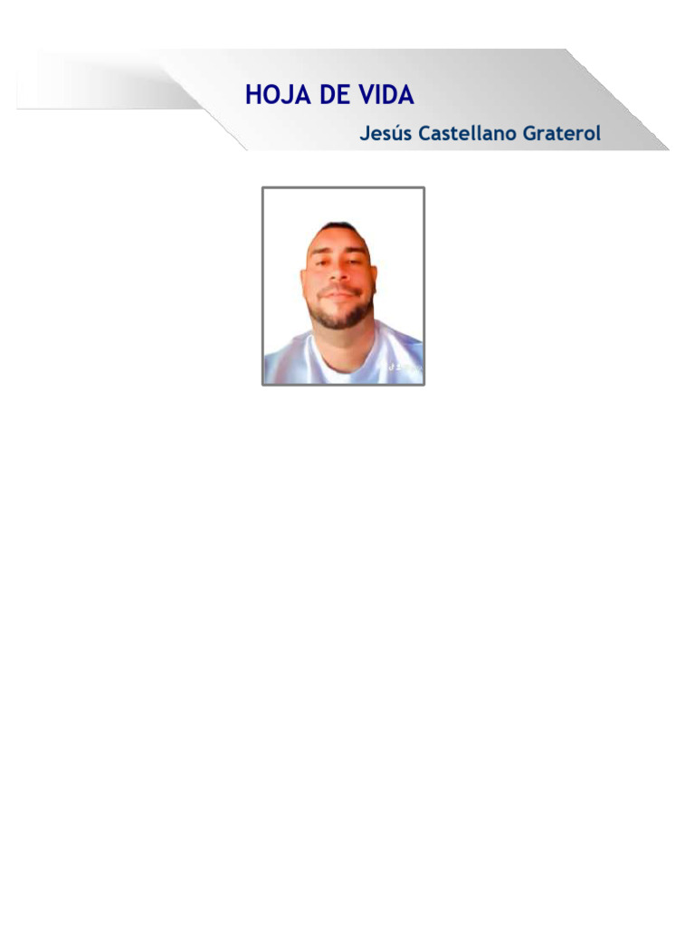 Jesús Castellano Graterol | PDF