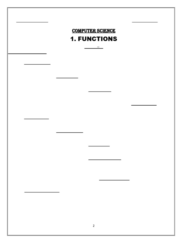 12th Computer Science Study Material | PDF