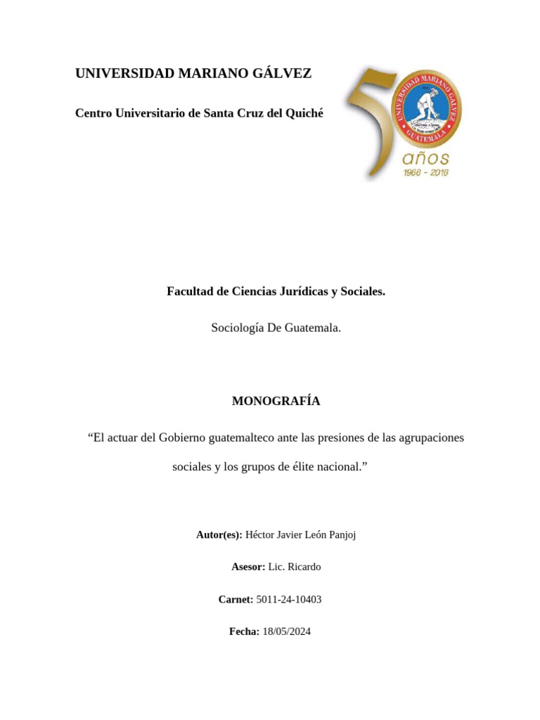 Monografía | PDF