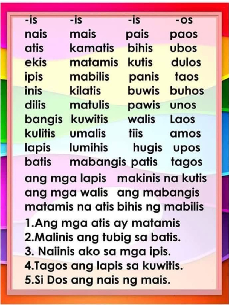 Tagalog Reading Materials | PDF