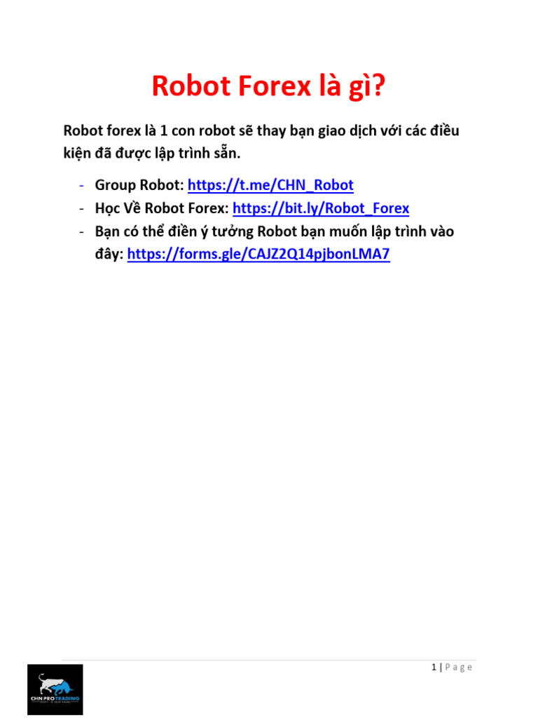 Robot Scalping Vàng M15 | PDF