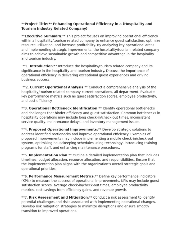 OpMan Final Output | PDF