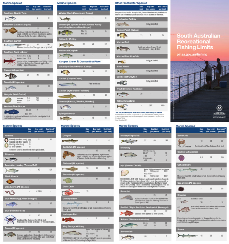 Recreational Fishing Limits | PDF