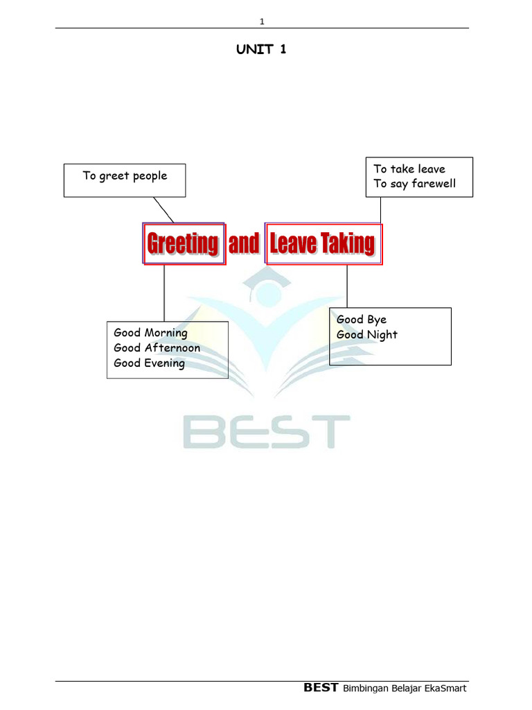 Gretting and Leave Taking | PDF